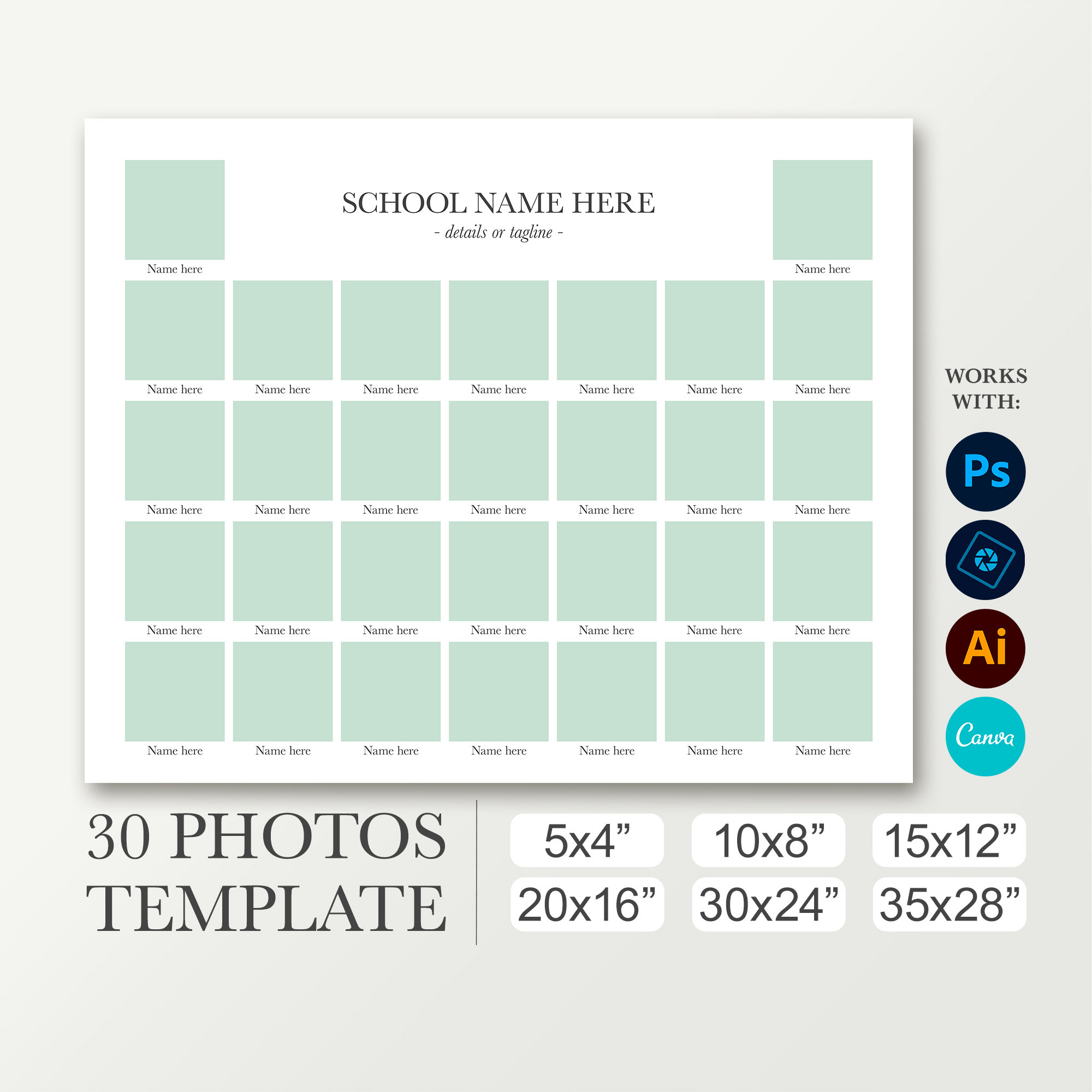 Digital Yearbook Template