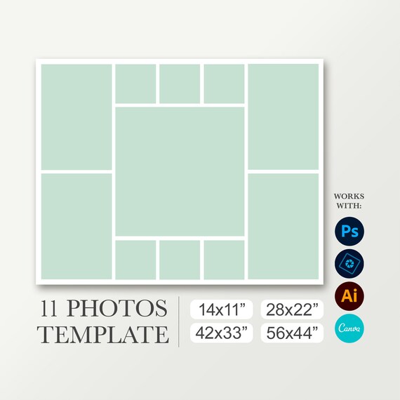 Plantilla De Collage De Carteles Para Photoshop Plantilla De Banner De