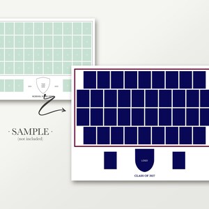 22x28 School Portrait Template for 46 Photos -, Photo Collage Template ...