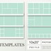 10x20 Photo Templates Pack, Wedding Storyboard Collage Templates, Photo ...