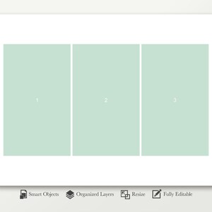8.5x11 Photo Collage Template for 3 Pictures -, Photo Collage Template ...