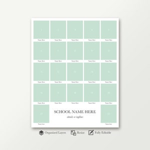 8x10 Class Photo Collage. 16x20 Yearbook. 24x30 School Picture Board 22 ...