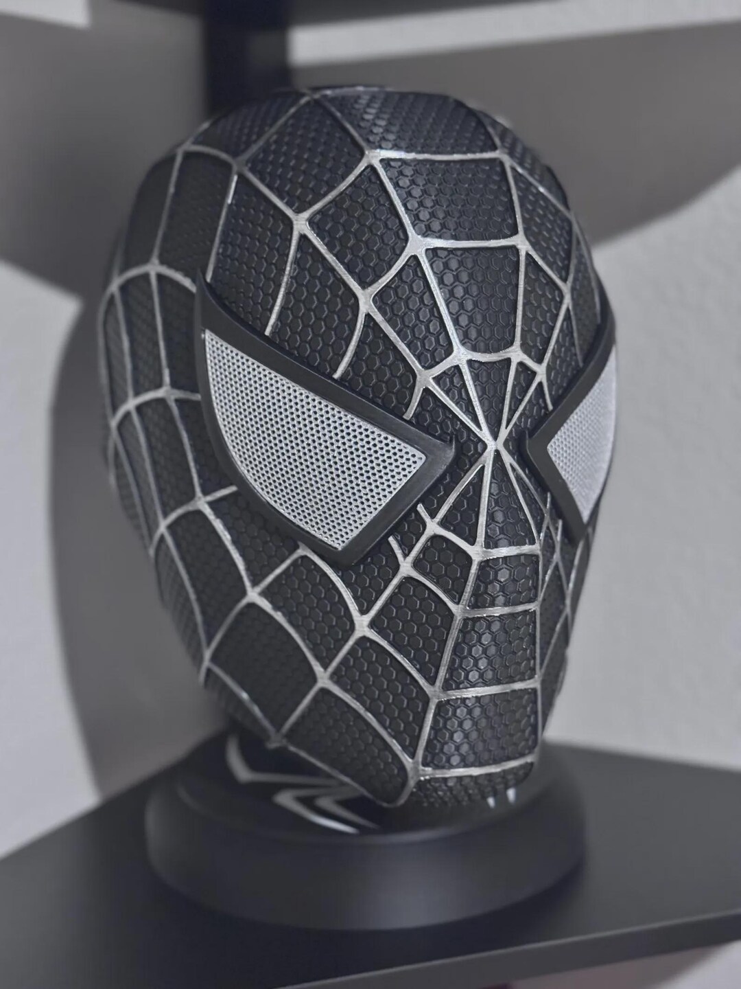 Black Spider Man Mask || Superhero Cosplay Mask || 3D Printed Wearable ...