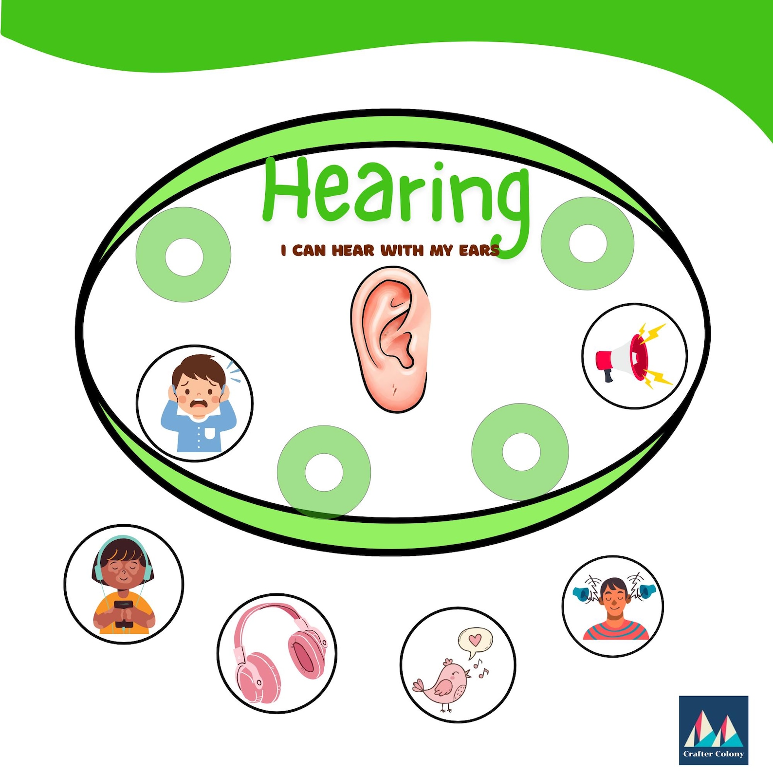 My Five Senses Sorting Fun Activity Digital File - Etsy