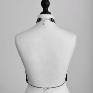 CAGED Diamante Chain Top in Black With Black Crystal Droplets - Etsy