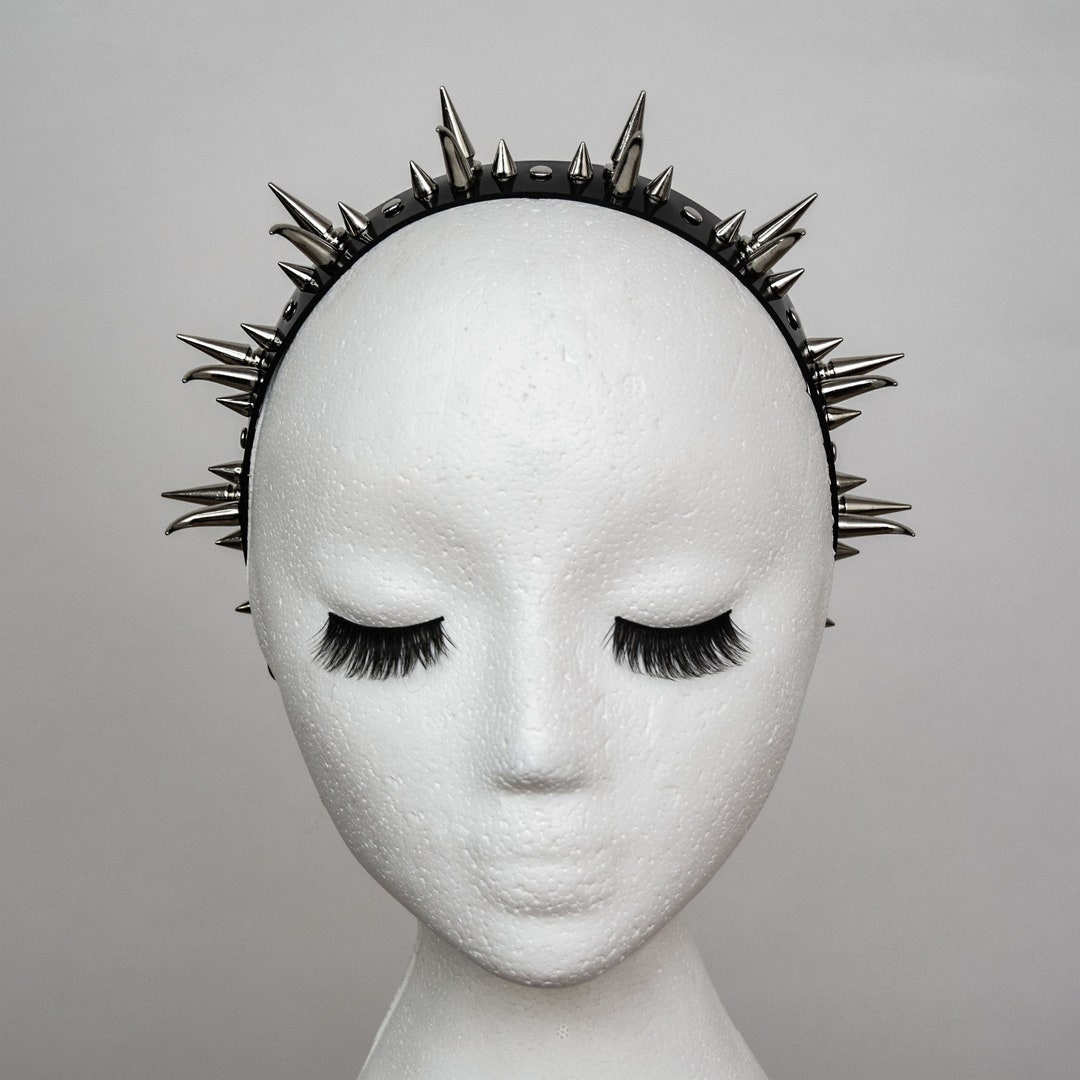 COUNTESS Headband Spike Clusters and Studs Gothic Headband - Etsy