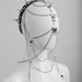 COUNTESS Black Spike Wreath Headdress Chain Face - Etsy
