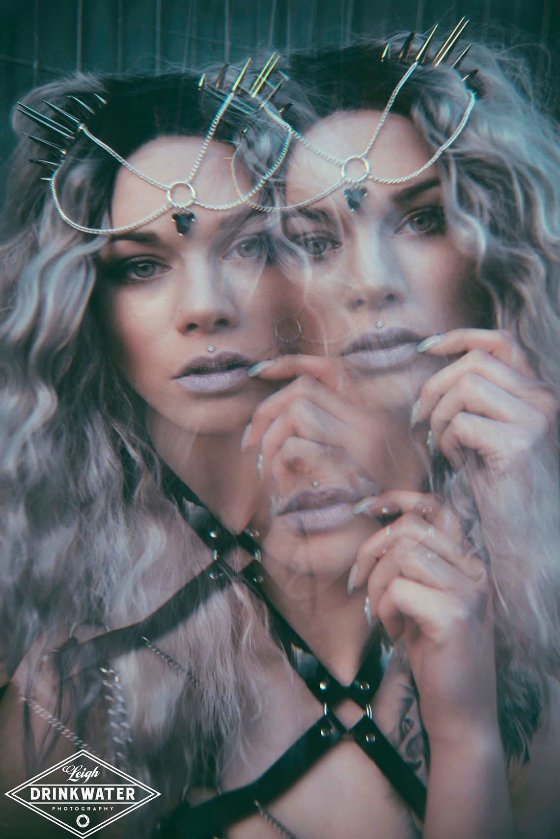 Thistle Tiara Spike Headband in Black - Etsy