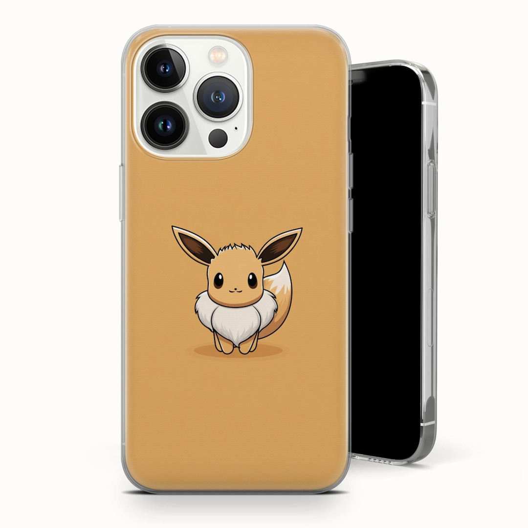 Eevee Phone Case, Anime Pokemon Cover for iPhone 17 Pro Max Air 16 15 ...