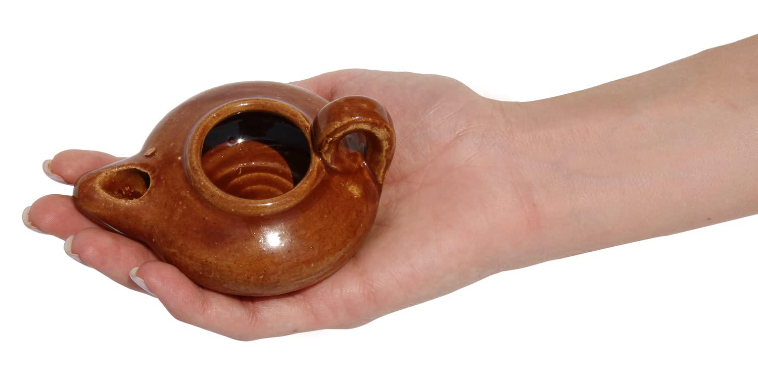 Handmade Herodian Brown Oil Lamp – Holy Land Christian Judaica Decor - Etsy