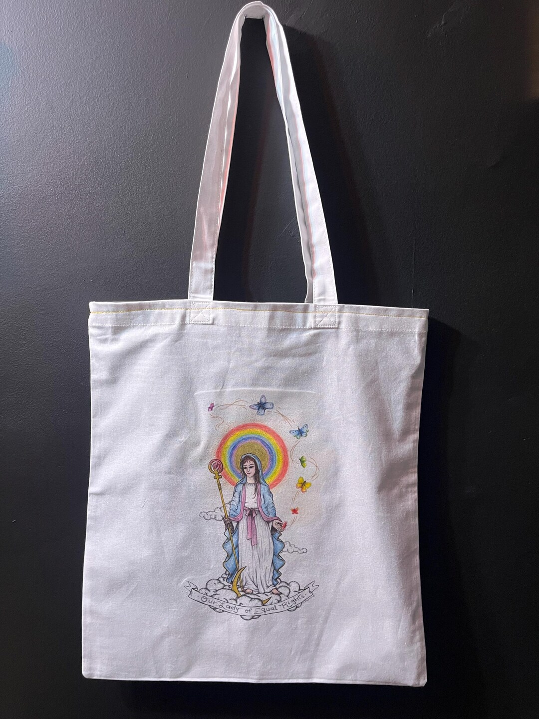 Cotton Tote Bag “ Our Lady of Equal Rights” - Etsy