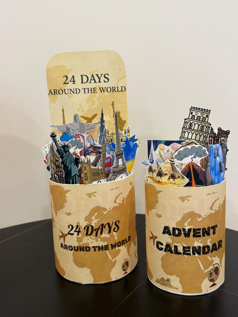 24 Days Around the World Advent Calendar for Teachers,kids,classroom ...