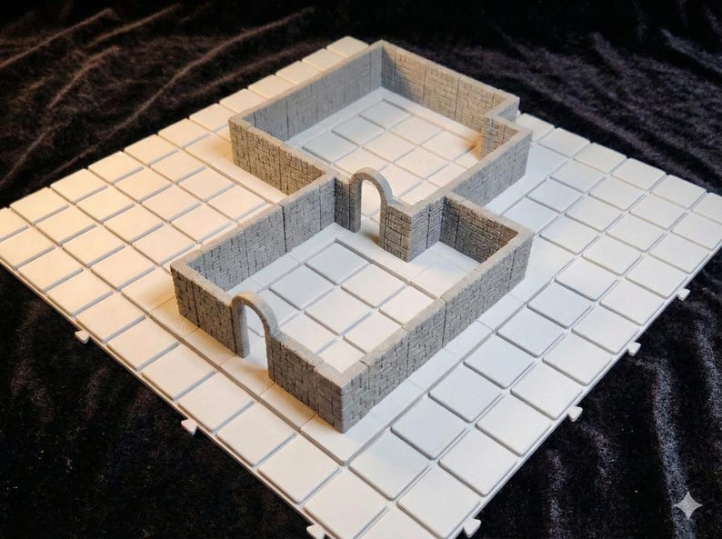 Dungeon Builder CLASSIC Core Pack (centered Walls) | Modular 3D Terrain ...