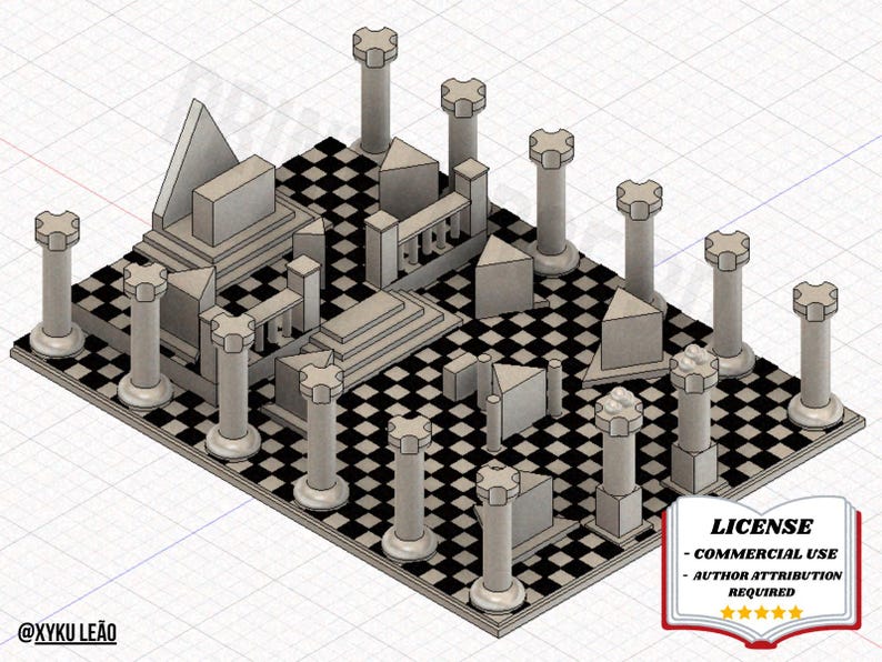 Masonic SOLOMON'S TEMPLE Miniature, ARCHITECTURE Model - 3D Printing ...