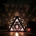 Octahedron Ceramic Candle Holder / Shadow Lamp - Etsy