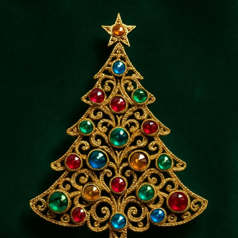 Jewel Christmas Tree Decor - Etsy