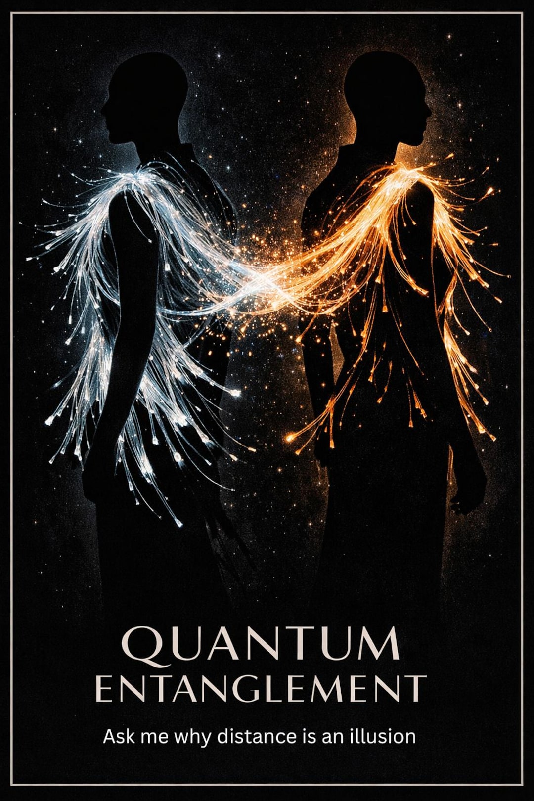 Quantum Entanglement Art Print – Conceptual Valentine's Science Poster ...