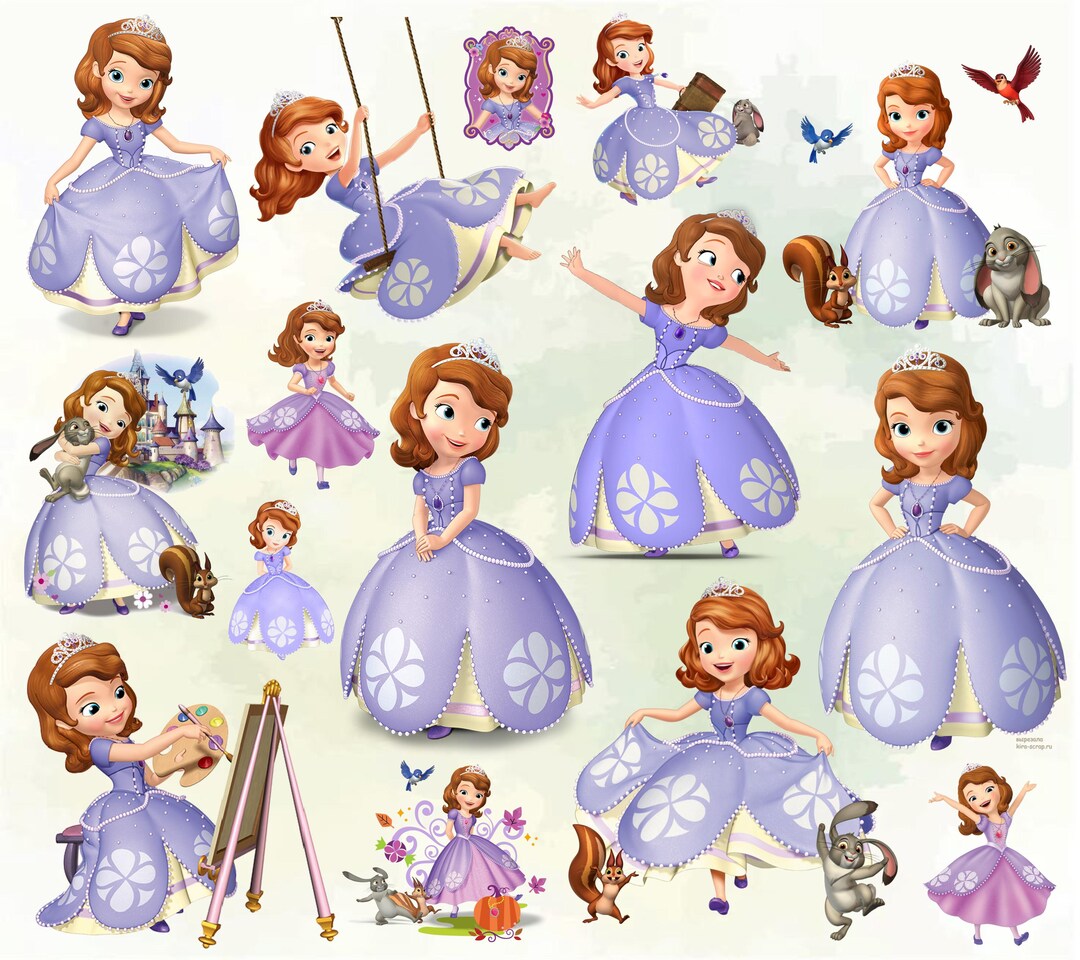 3D Princess Sofia Clipart Bundle | Fairytale Pngs (digital Download) - Etsy