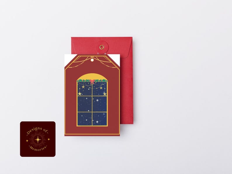 Printable Christmas Gift Tags | Editable Holiday Tags With Photo | Red ...