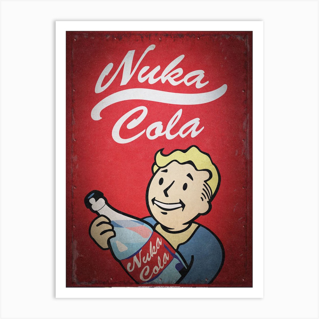 Vault Boy Ad Poster, Fallout Nuka Cola Girl Gaming Poster, Movie Poster ...