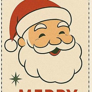 Retro Christmas Gift Tags Printable | Vintage Holiday Labels (PDF) - Etsy