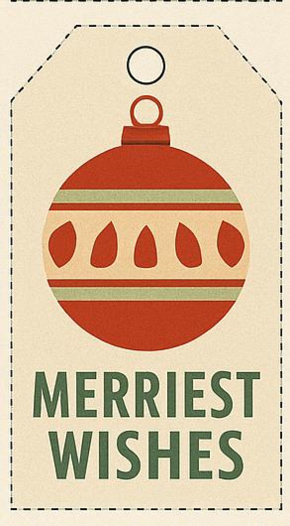 Retro Christmas Gift Tags Printable | Vintage Holiday Labels (PDF) - Etsy