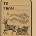 Vintage North Pole Christmas Gift Tags | Rustic Santa Labels (instant ...