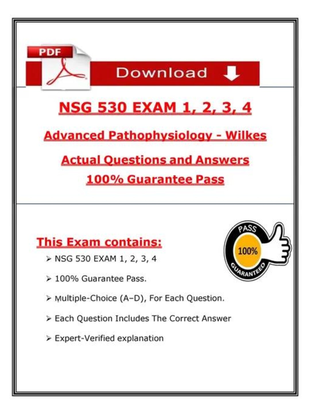 Advanced Pathophysiology Study Guide – Nursing Exam Prep (PDF) - Etsy