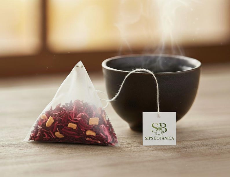 Assorted Herbal Tea Gift Set, 9 Flavors, 45 Sachets, Plantbased Pyramid ...