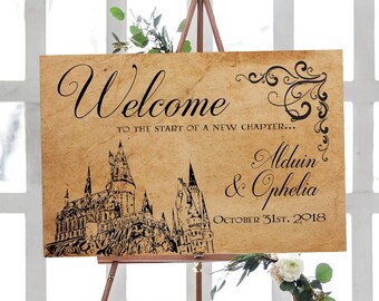 Nerdy Wedding Welcome Sign - Etsy