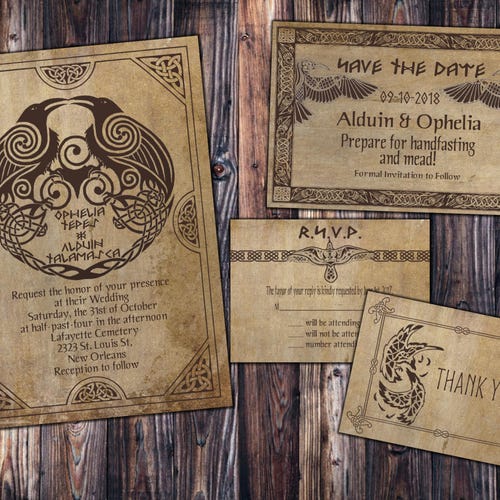 Viking Party Invitation - Etsy