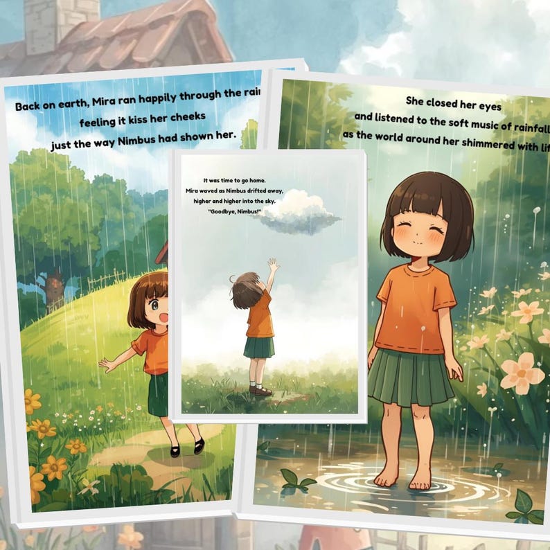 Where Does the Rain Come From? Printable Children’s Storybook. Kids ...