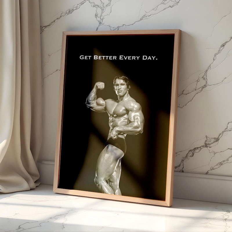 Motivational Poster Arnold - Etsy UK