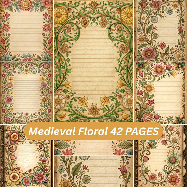 Medieval Scrapbook - Etsy