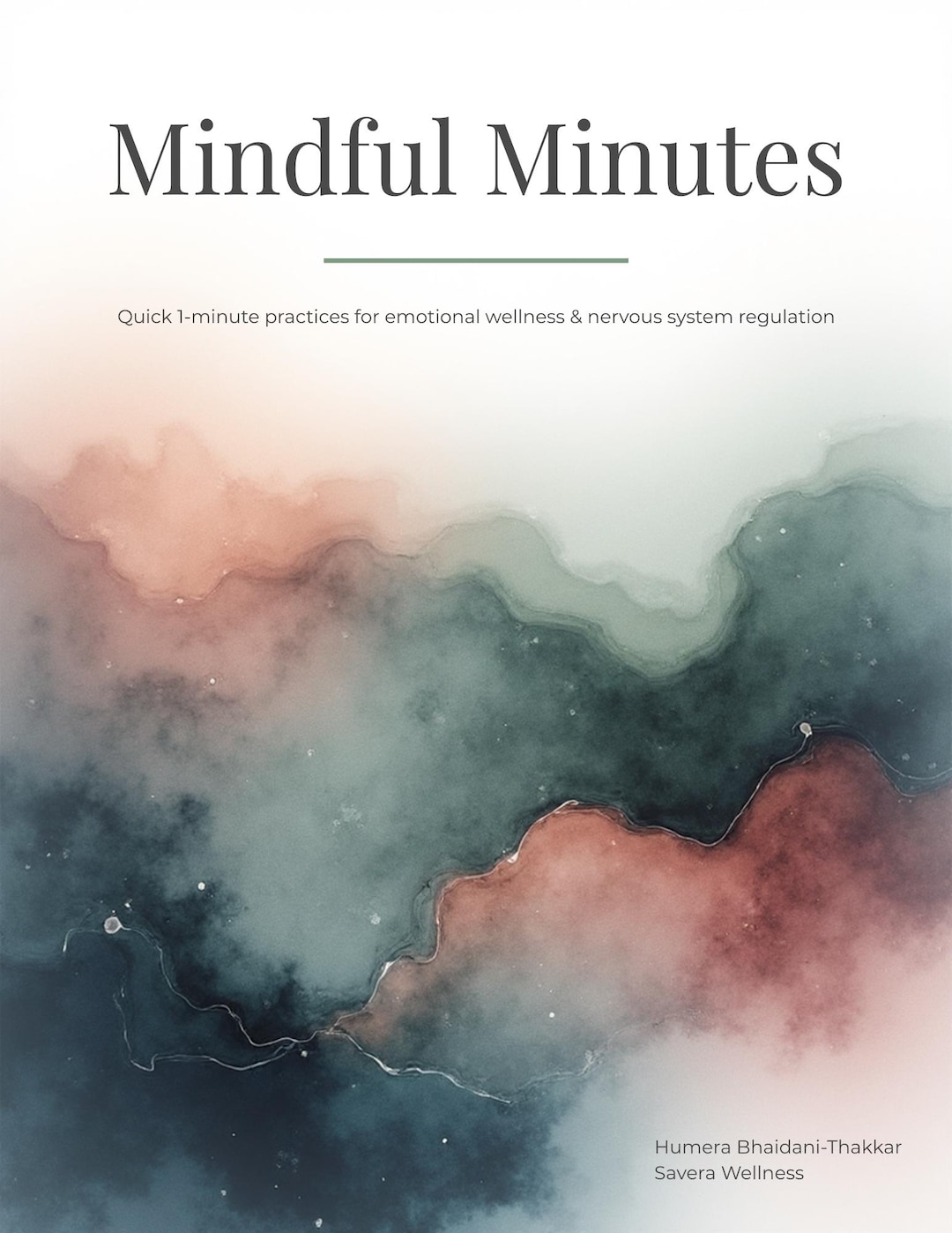 Mindful Minutes Therapy Workbook | Anxiety Relief Tools | Somatic, CBT ...