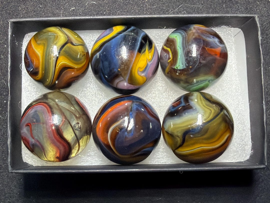 6-pack of Incredible D.A.S. Pennsboro Buddies Patriots Marbles - Etsy