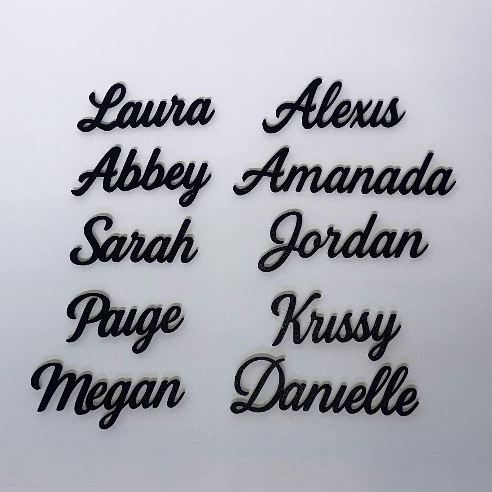 Custom 3D Printed Name Tag – Personalized Place Cards for Dinner ...
