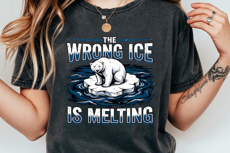 The Wrong ICE is Melting – Melt ICE PNG Graphic, Protest Statement ...