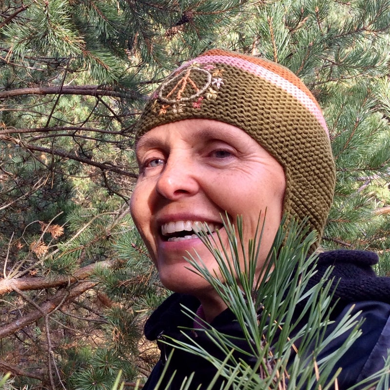 Knit Peace Sign - Etsy