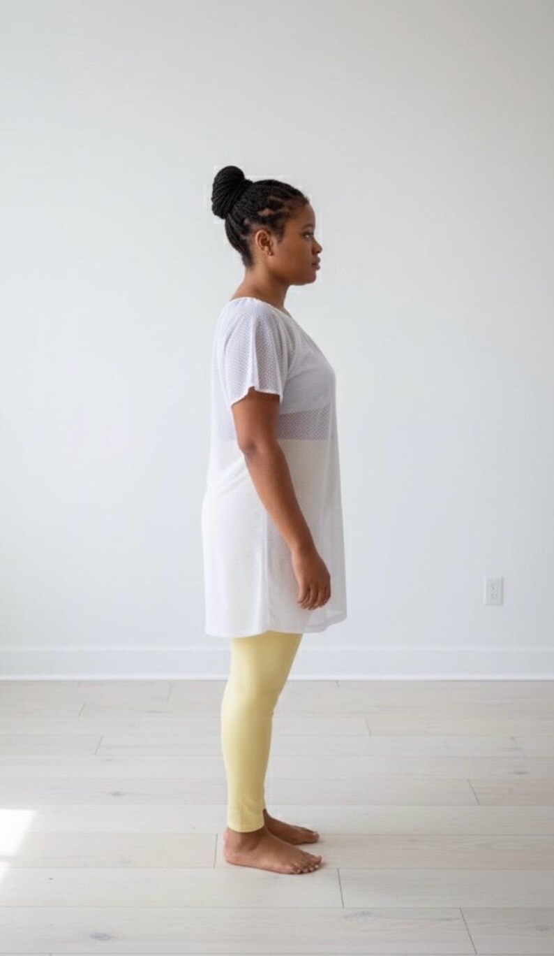 Minimalist Mesh Tunic Dress - Etsy