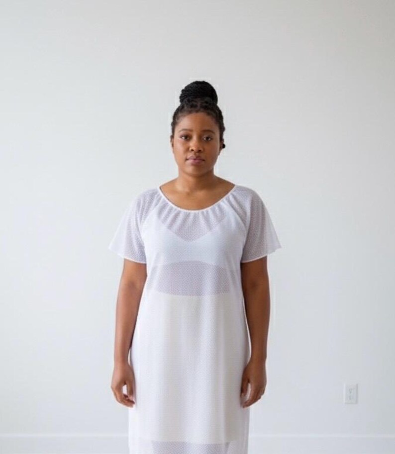 Minimalist Mesh Tunic Dress - Etsy