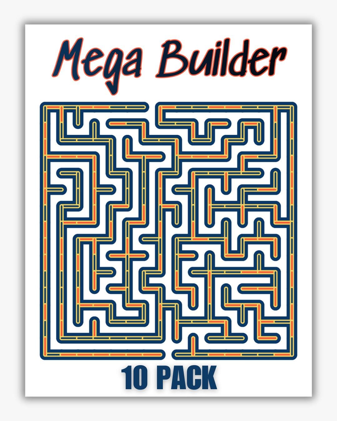 Mega Builder Mazes | Construction-style Printable Mazes for Kids - Etsy