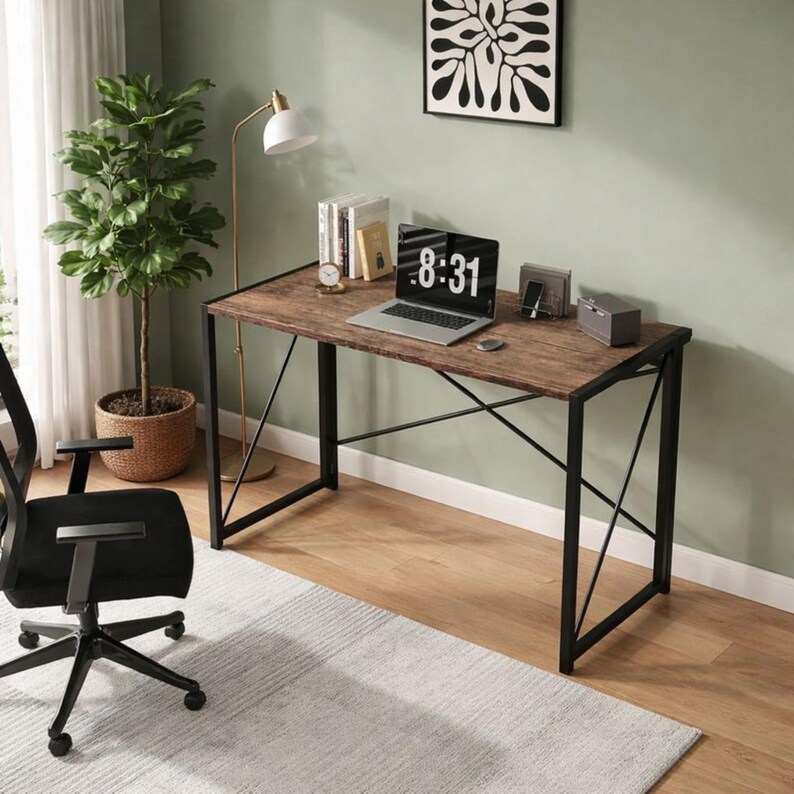 Compact Folding Desk Workstation | Space-saving Desk for Home Office ...