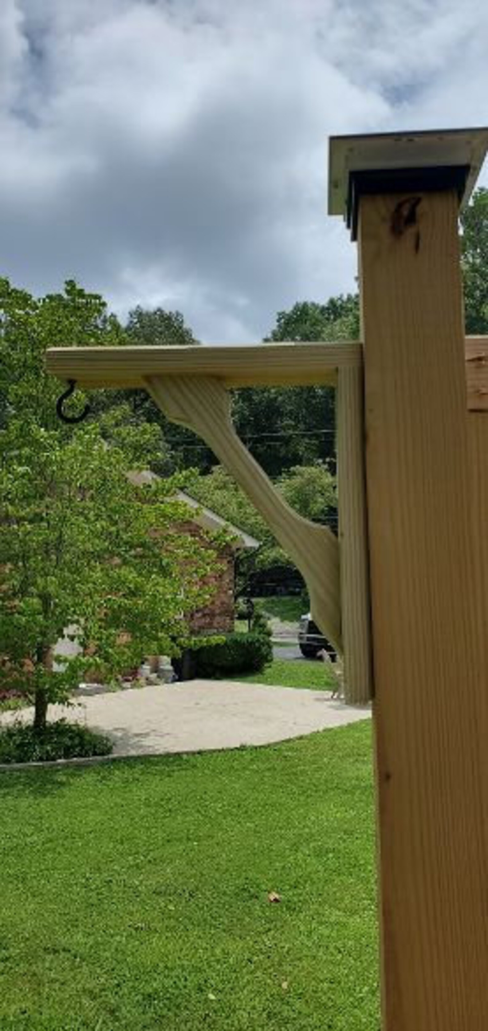 Outdoor Corbels for hanging plants windchimes Birdhouses | Etsy