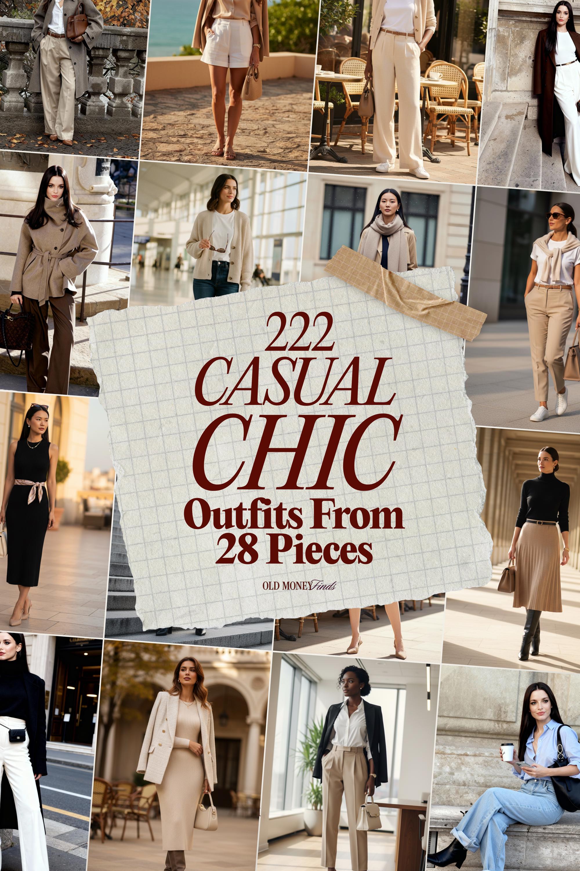 Casual Chic Outfits Guide (everyday Elegant Style, 222 Outfit Ideas ...