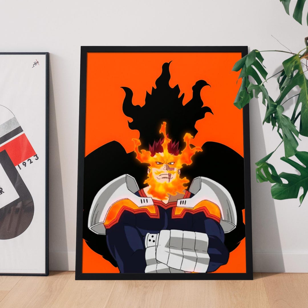 Endeavor Poster – MHA Anime Hero Art Print - Etsy UK