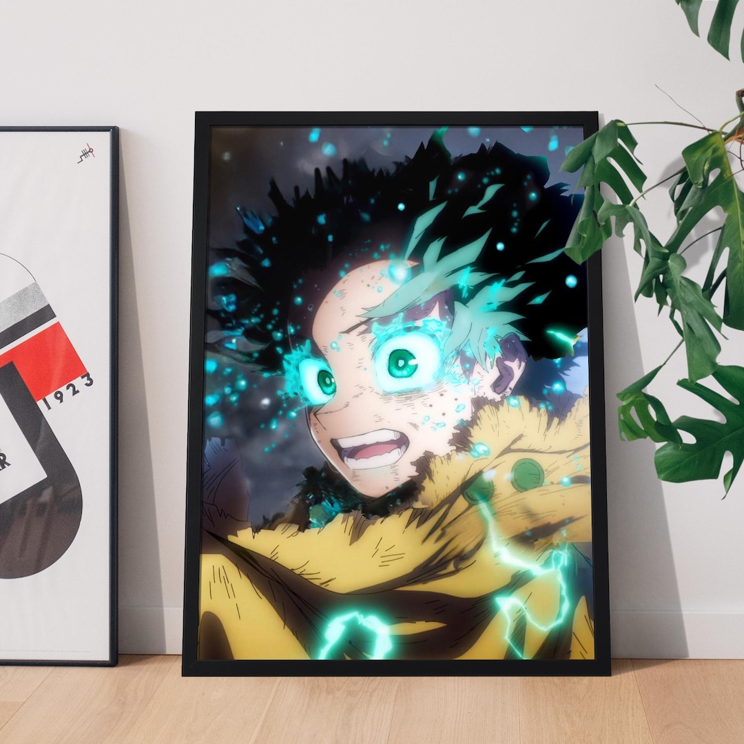Deku Final Battle Anime Poster – My Hero Academia Wall Art - Etsy UK