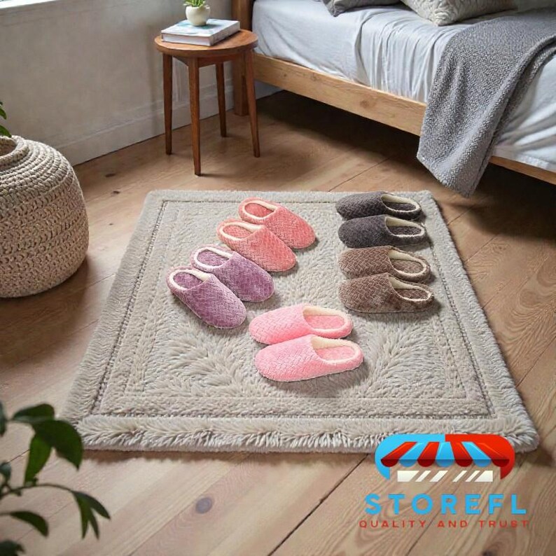 Soft Plush Slippers - Warm and Comfortable House Slippers - Winter Gift ...