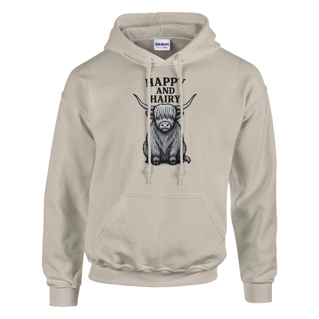 Hairy Coo Hoodie • Funny Highland Cow Sweatshirt • Scottish Cow Hoodie ...