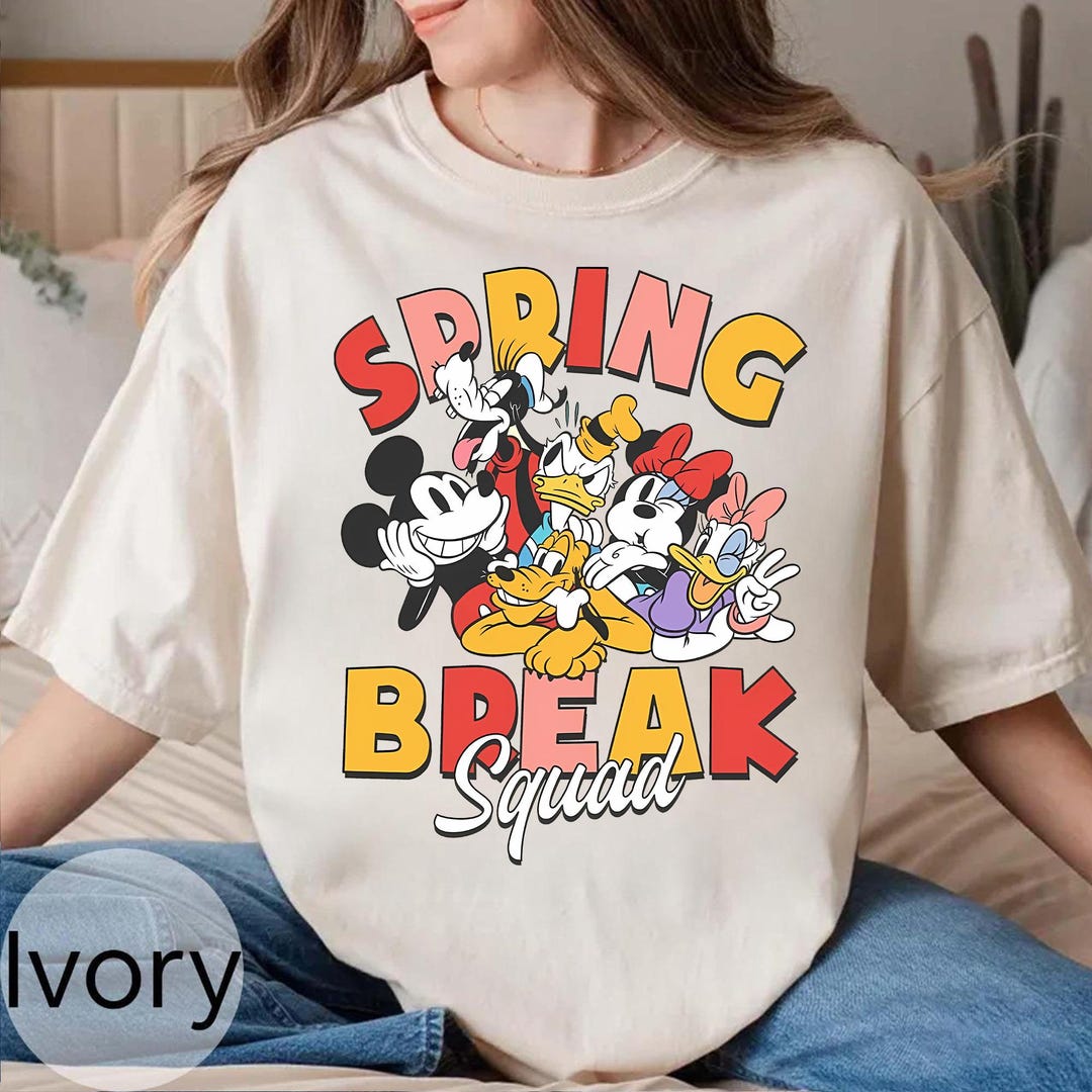 Spring Break Squad Png, Family Vacation Png, Summer Vibes Png, Mouse ...